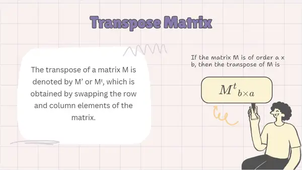 Matrix Transpose And Similarity Of Matrices Mathematics